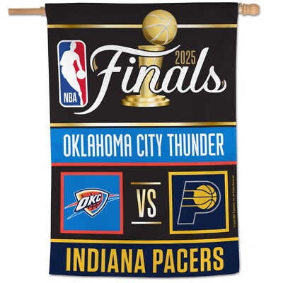 OKLAHOMA CITY THUNDER INDIANA PACERS DUELING 2025 NBA 28"X40" HOUSE ...