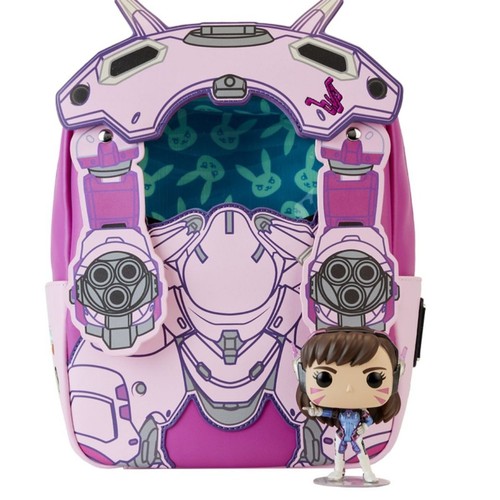 Loungefly Overwatch DVA, D.VA Mecha Mini Backpack & Funko Pop Set | eBay