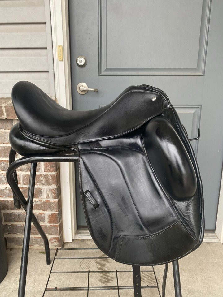 2015 Custom Icon Flight Mono-flap Dressage Saddle | eBay
