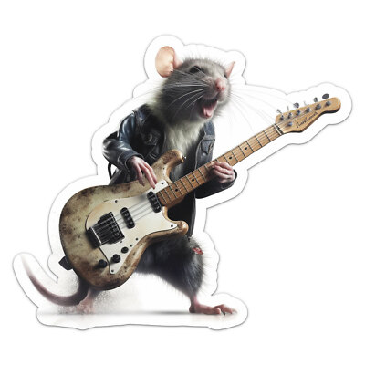 Rocking Rat Sticker Vinyl Car Bumper Decal | eBay