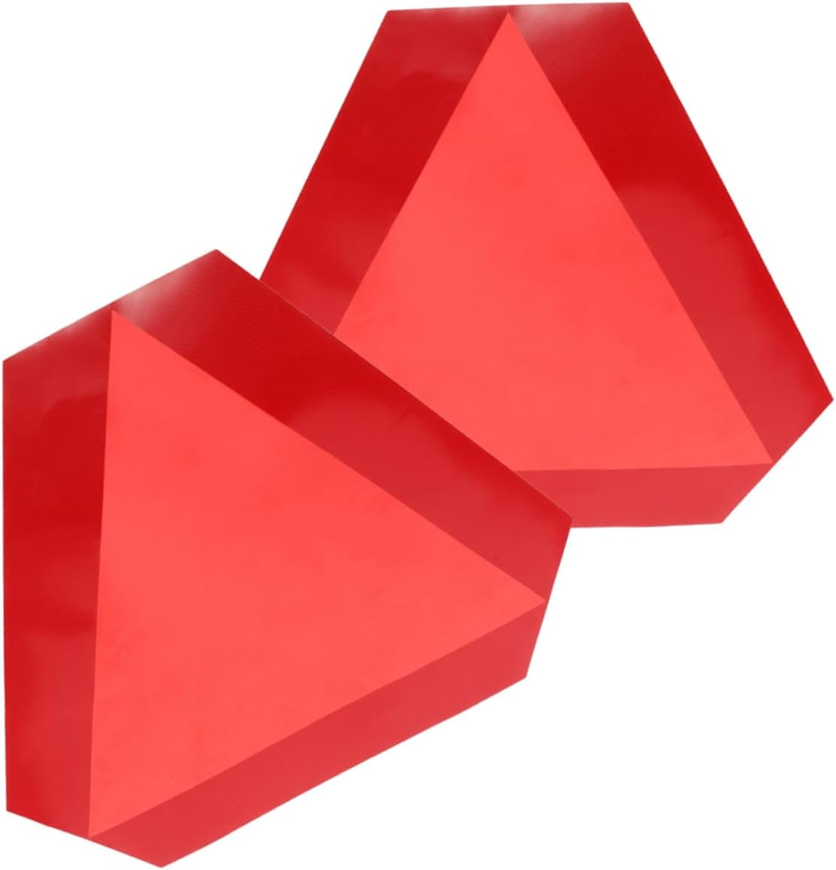 Anneome 2Pcs Car Warning Triangle Reflective Slow Moving Sign for ...