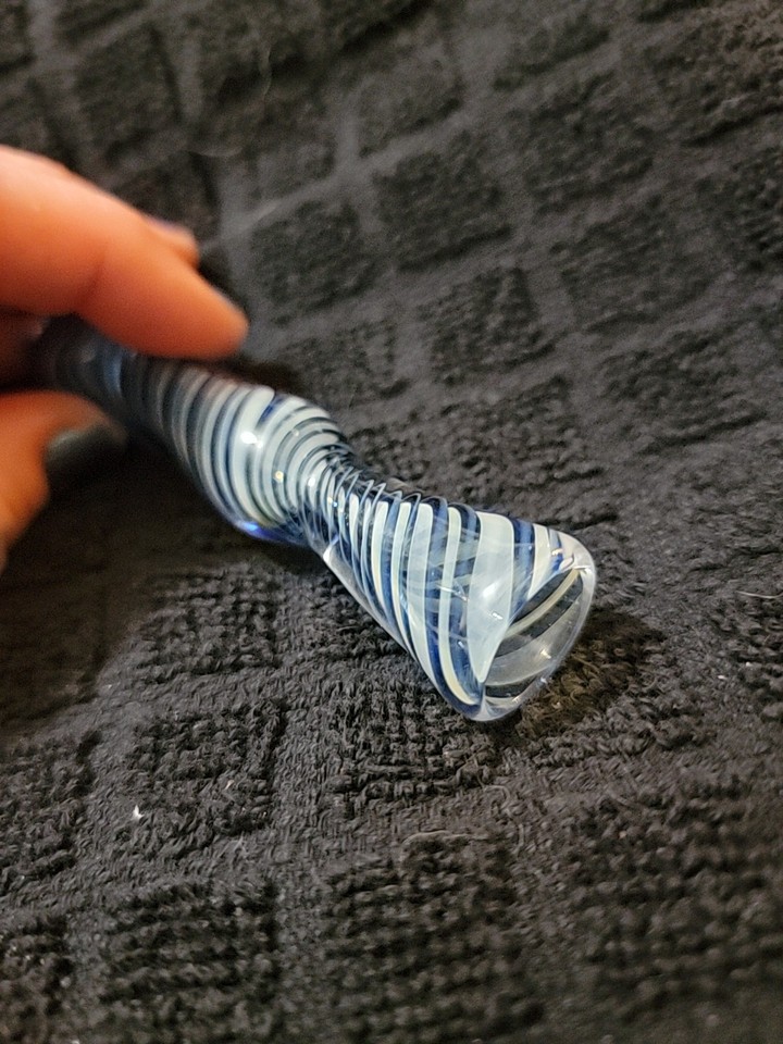 GLASS CHILLUM PIPE TOBACCO SMOKING | eBay UK