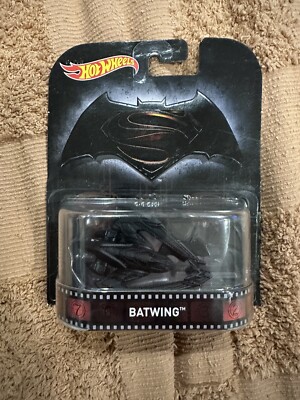 Hot Wheels BATMAN VS. SUPERMAN Batwing BVS 2016 Retro Entertainment ...