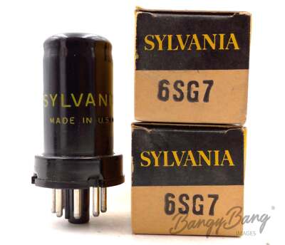 2 Sylvania 6SG7/6К4/VT211/CV1978 Remote Cutoff Pentode Audio Vacuum ...