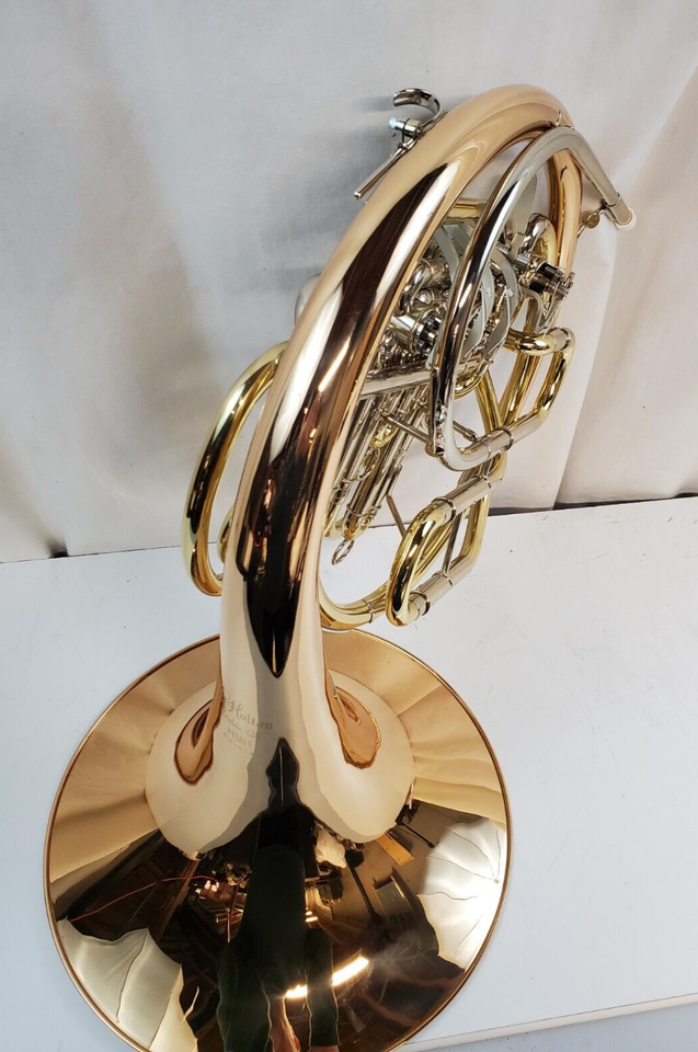 HOLTON "FARKAS" MODEL H181 4-VALVE DOUBLE FRENCH HORN ROSE BRASS BELL ...