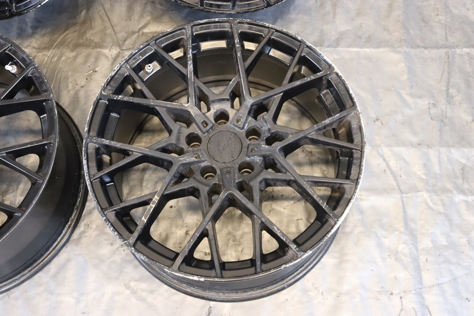 2012 MITSUBISHI LANCER EVOLUTION X MR TSW WHEEL SET 18X8.5 +30 OFFSET ...