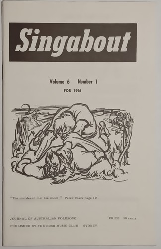 SINGABOUT Journal Of Australian Folksong Bush Folk Anti-Vietnam War ...