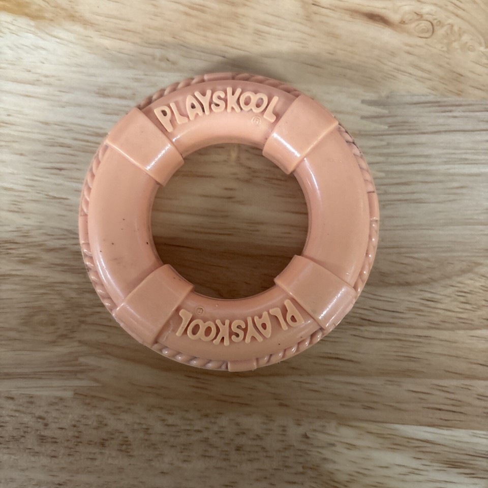 PLAYSKOOL Dollhouse PINK LIFE PRESERVER INNER TUBE for POOL BEACH Rare ...