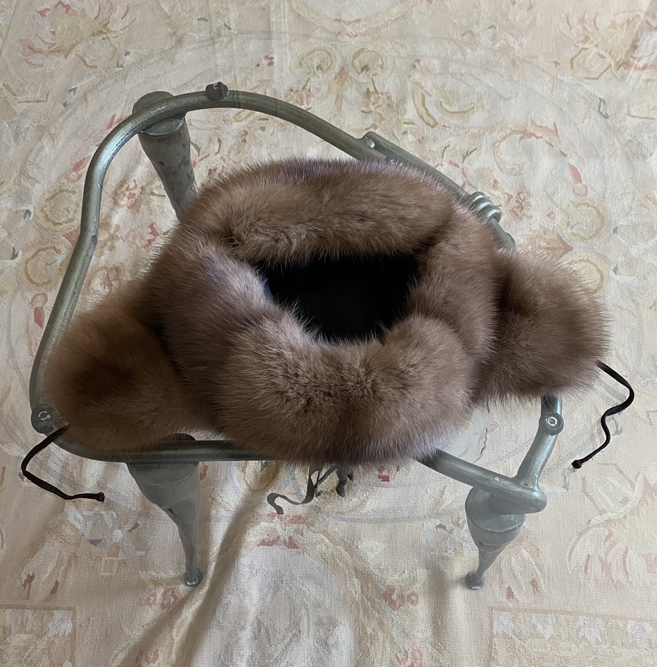 RUSSIAN BARGUZIN SABLE FUR TROOPER TRAPPER USHANKA HAT 4 COAT JACKET ...