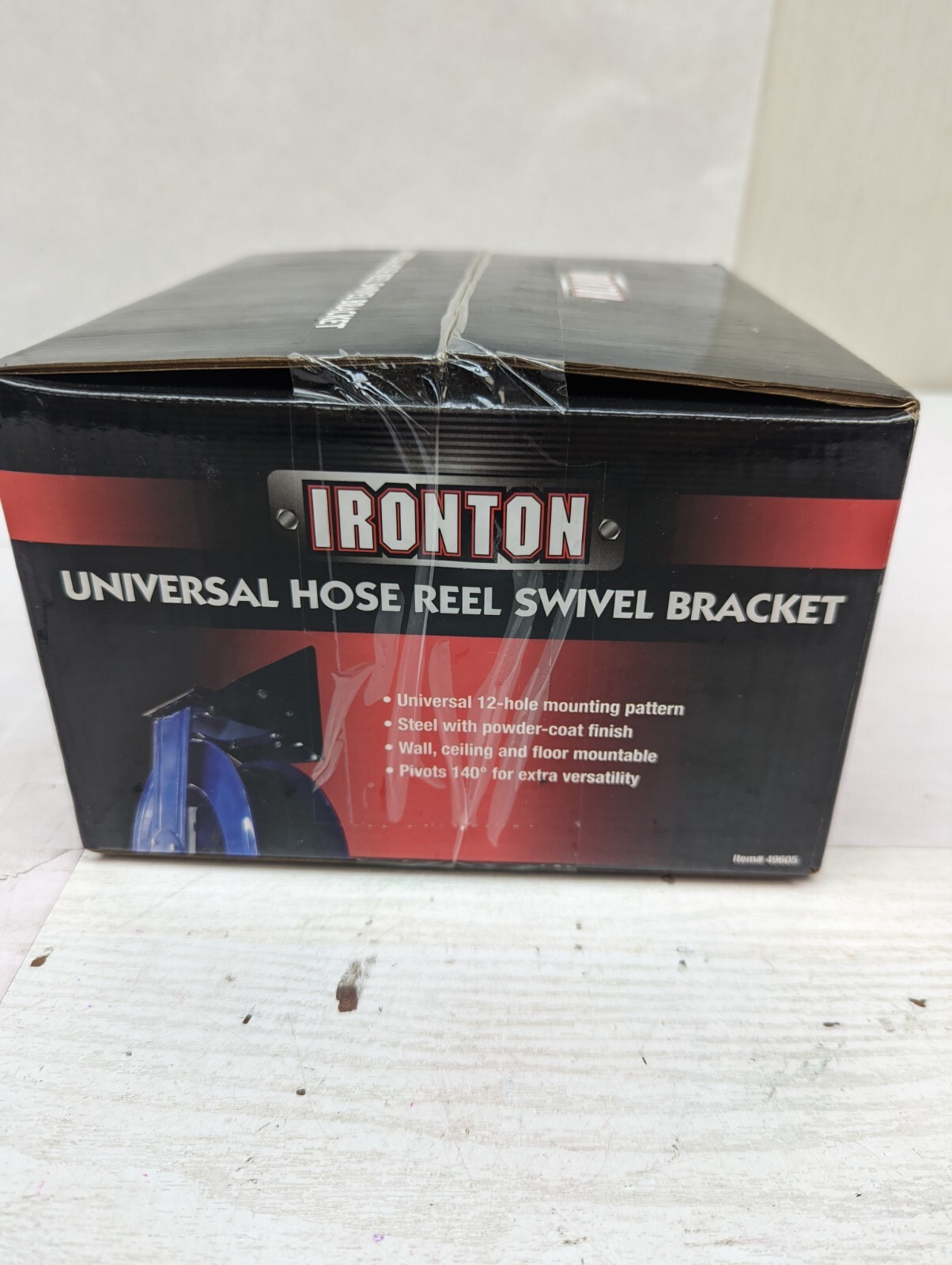 Ironton Universal 12-Hole Hose Reel Swivel Bracket #49605 for sale ...