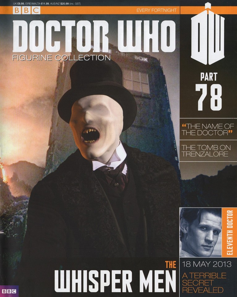 Eaglemoss Doctor Who figurine - #78: WHISPER MAN - (with magazine ...