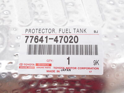 Genuine OEM Toyota 77641-47020 Fuel Tank Shield Protector 2010-2015 ...