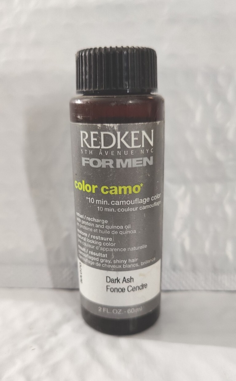 🪖 Redken For Men Color Camo Haircolor 10 Min Camouflage DARK ASH 2oz 🪖 ...