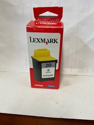 Lexmark 20 Color Print Cartridge Ink Genuine Factory Sealed New | eBay