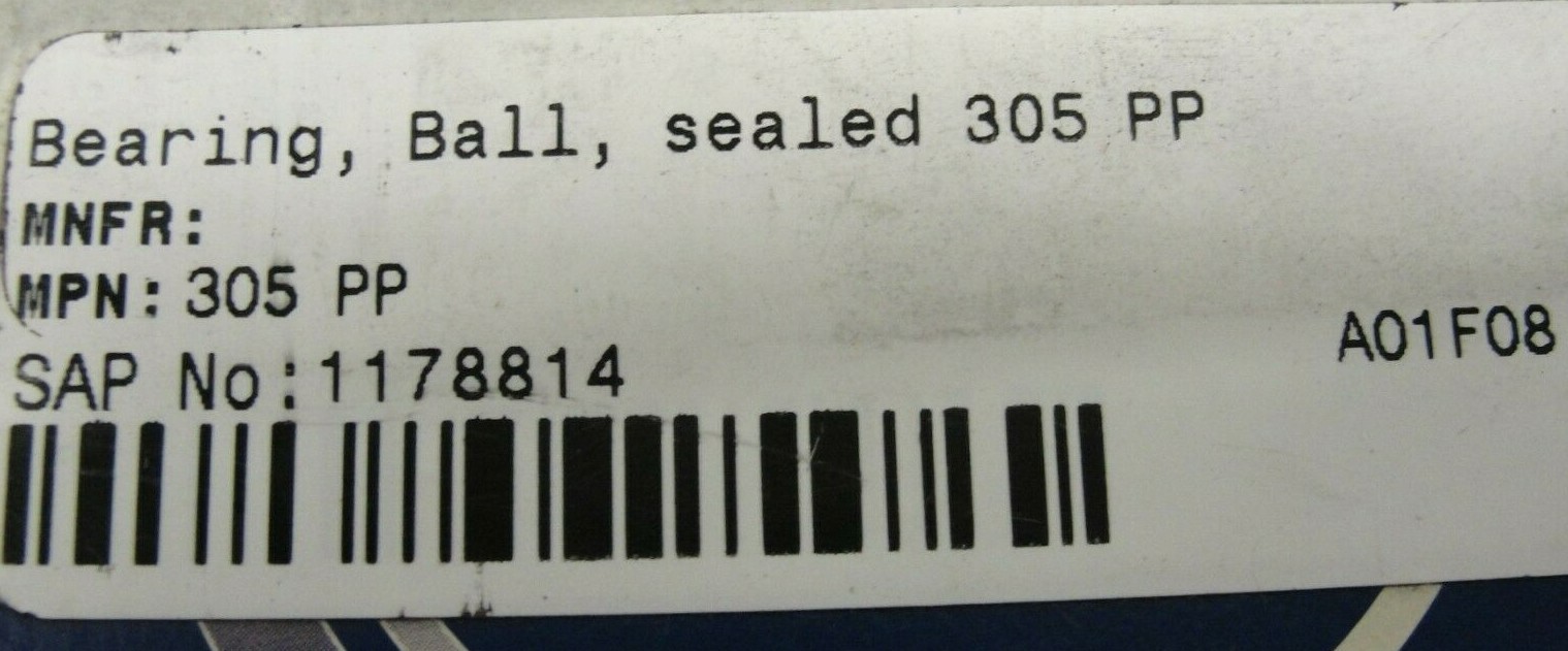 Lot of 2 Nachi 6305ZE C3 and 1 NSK 6008Z Single Row Ball Bearings New ...