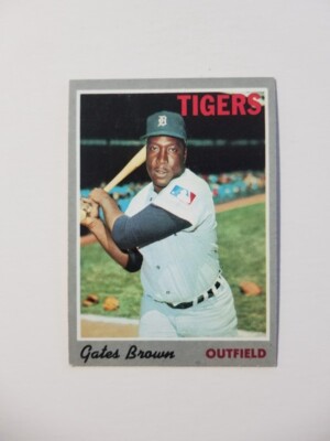 GATES BROWN 1970 TOPPS BASEBALL CARD #98 DETROIT TIGERS | eBay