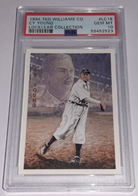 1994 Ted Williams Card Co Gene Locklear Collection #LC18 Cy Young PSA ...