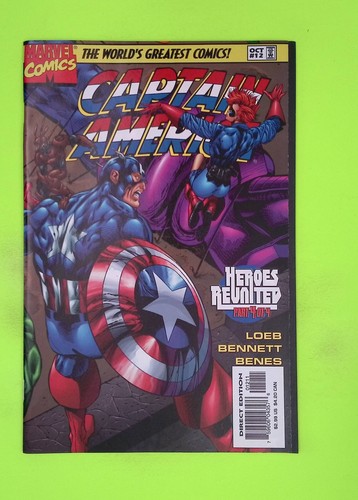 Captain America #12 Vol. 2 1997 Marvel Comics High Grade Comic Book L70 ...