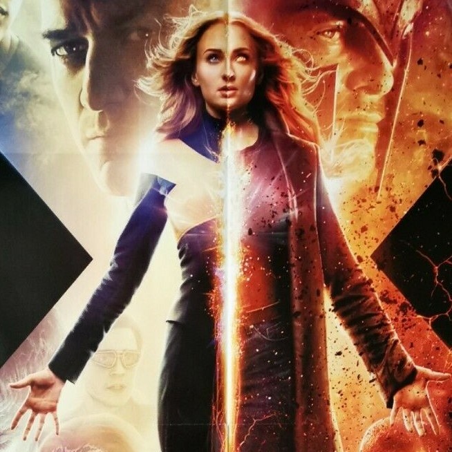 X-MEN DARK PHOENIX Original Movie Poster 39x55" 2Sh Italian KINBERG ...