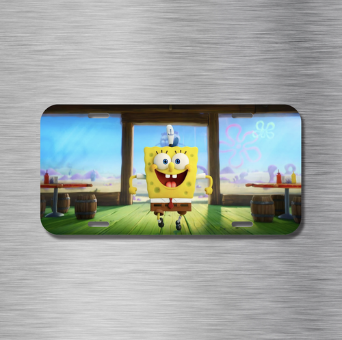 Spongebob Sponge bob Squarepants License Plate Front Auto Tag Plate | eBay