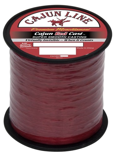 Red Fishing Line 17 lb. test Lot of 1 700yd Cajun Low Vis | eBay