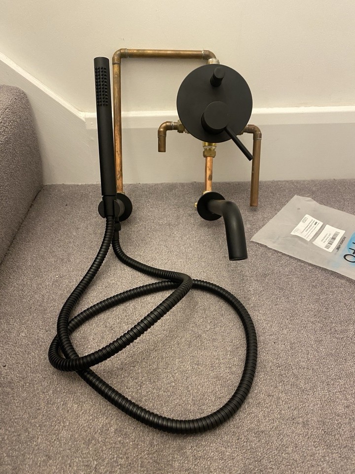 Lusso Stone Bath Tap With Shower Head | eBay UK