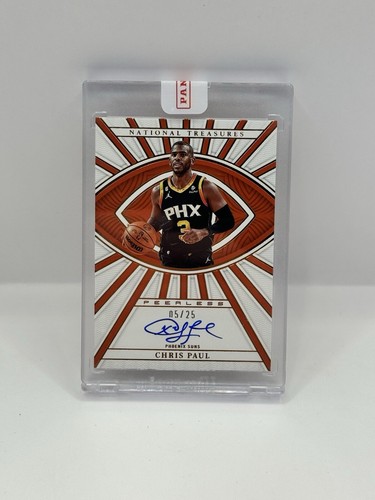 2022-23 Panini National Treasures Peerless Autograph Chris Paul /25 # ...