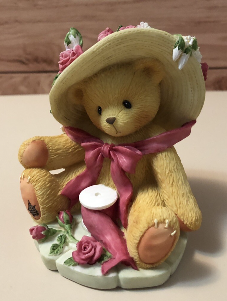 Cherished Teddies Pretty JANET Sweet As a Rose Figurine #336521 No Box ...