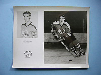 RARE 1960'S WHL HOCKEY PRESS PHOTO JEAN LOSIER DENVER SPURS NICE!! | eBay