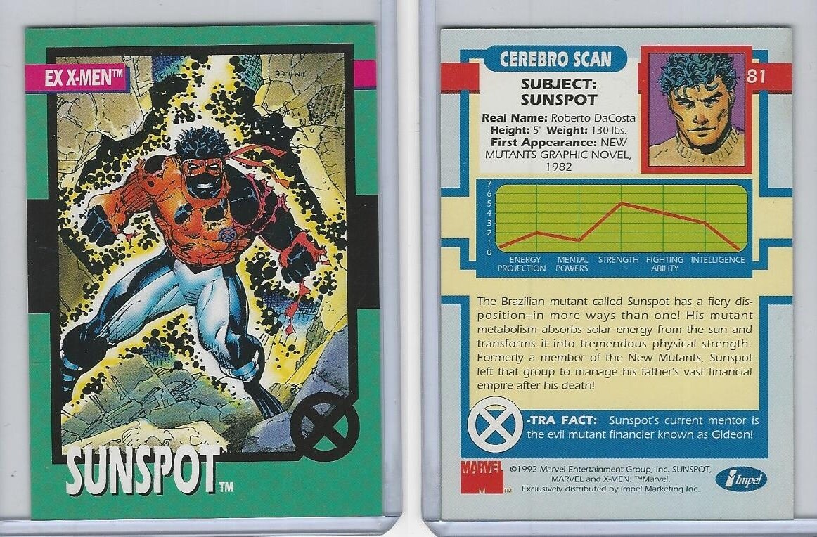 X Men Sunspot Sunspot And Forge Have Arrived To Complete The X Treme