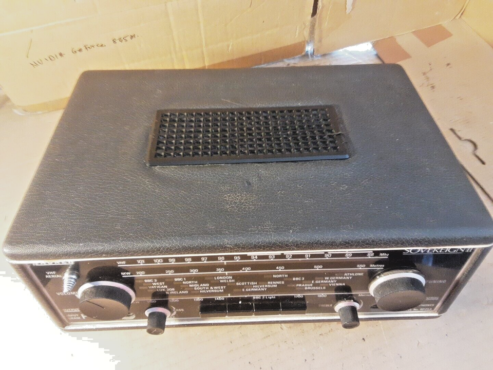 HACKER Sovereign II (RP25A) Portable Vintage 1967 Transistor Radio ...