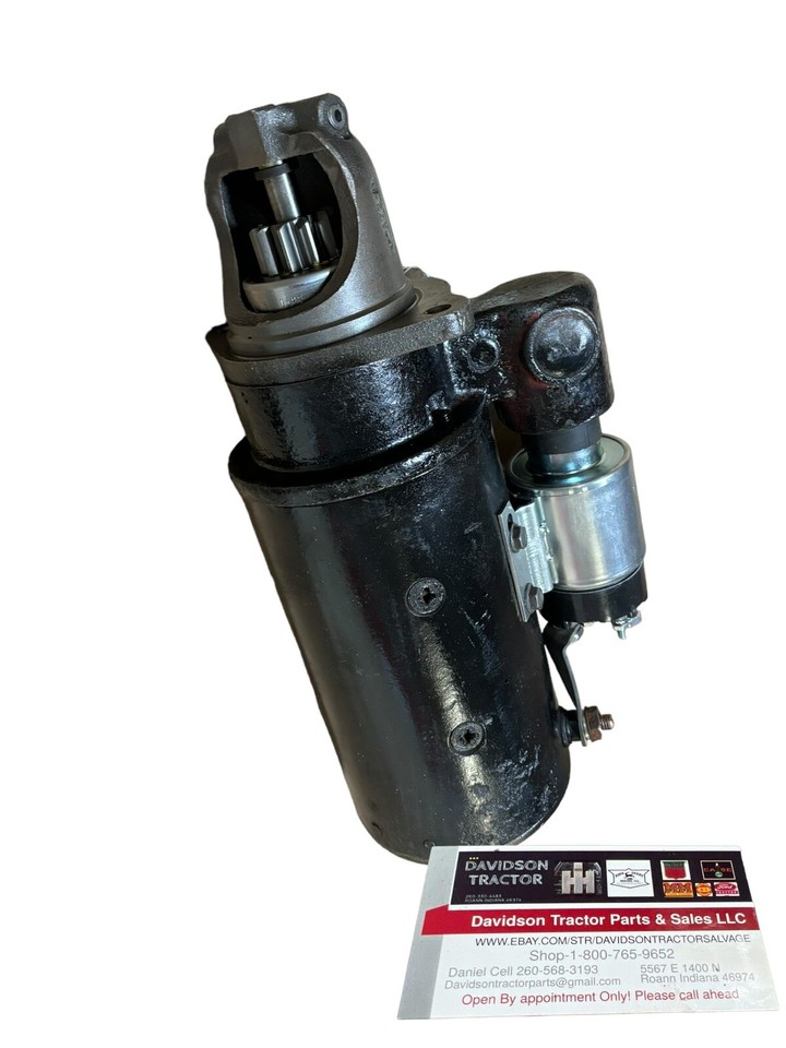 REBUILT DELCO-REMY 12V STARTER FOR IH FARMALL DIESEL TRACTORS 766-2856 ...