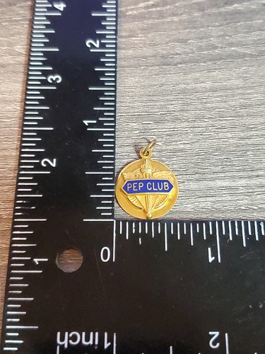 Vintage Pep Club Pendant Gold Tone Xr | eBay