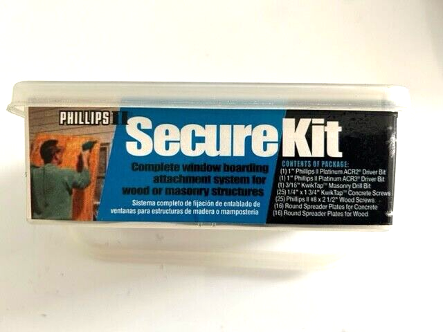 Hurricane Panel Anchors Secure Kit, Secure up to 4 Windows | eBay