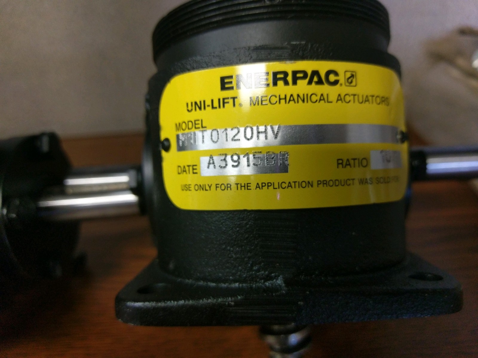 Enerpac Unilift Mechanical Actuator M1IT0120HV | eBay