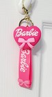 Cute Barbie Keychain with backpack ring and rubber strap | eBay