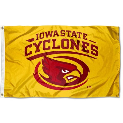 Iowa State Cyclones ISU Gold Flag 3x5 Banner | eBay