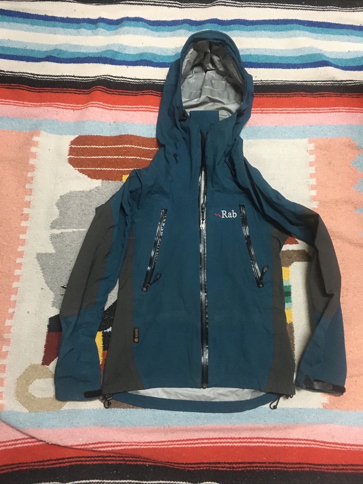Rab LATOK Alpine Event Fabric Waterproof Mountain Jacket Small UK 8 ...