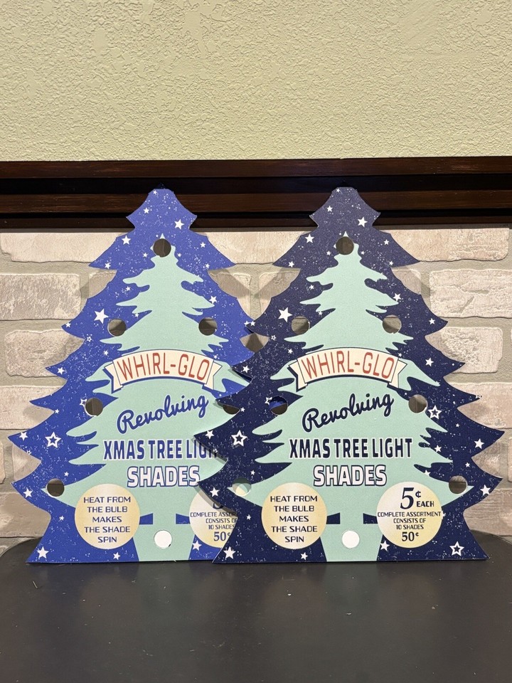 Whirl Glo Spinning Shade Christmas Light Display - Dark Blue | eBay