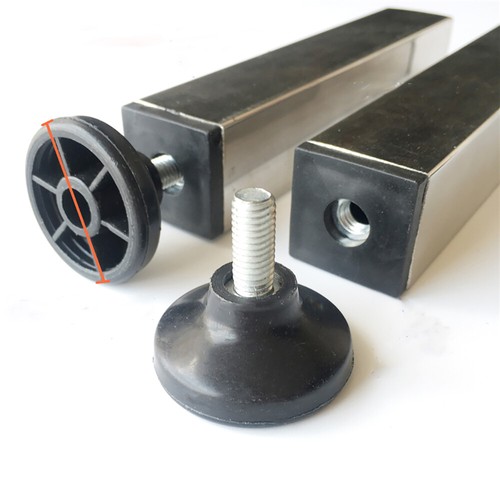 Threaded End Cap Tube Plug Inserts M8 Nut Adjustable Table Feet ...