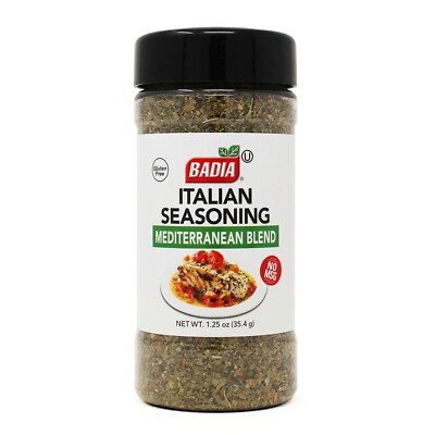 1.25 oz Jar Badia Italian Seasoning/Mediterranean Blend/Poultry/Pasta ...