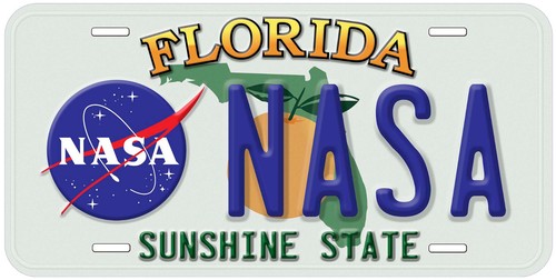 Florida Nasa Aluminum Novelty Car License Plate | eBay