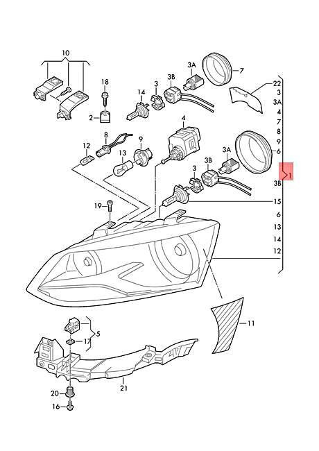 Genuine VW Polo Derby Vento-IND Halogen Twin Headlights Left 6RG941007A ...