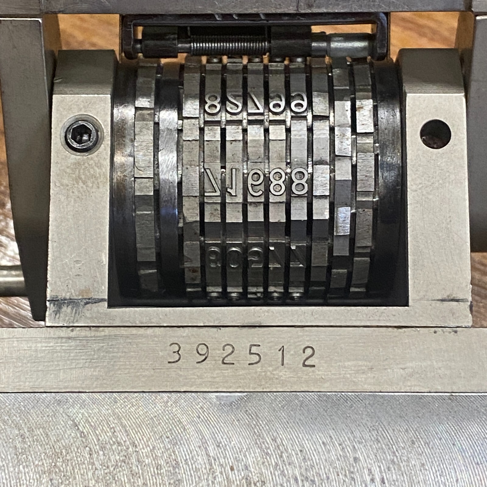Steel mechanical industrial indexer serial number stamp head stamper ...