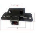 LARIN Step Hitch Bumper Mount 2" Receiver 5000 lb Load Capacity Trailer ...