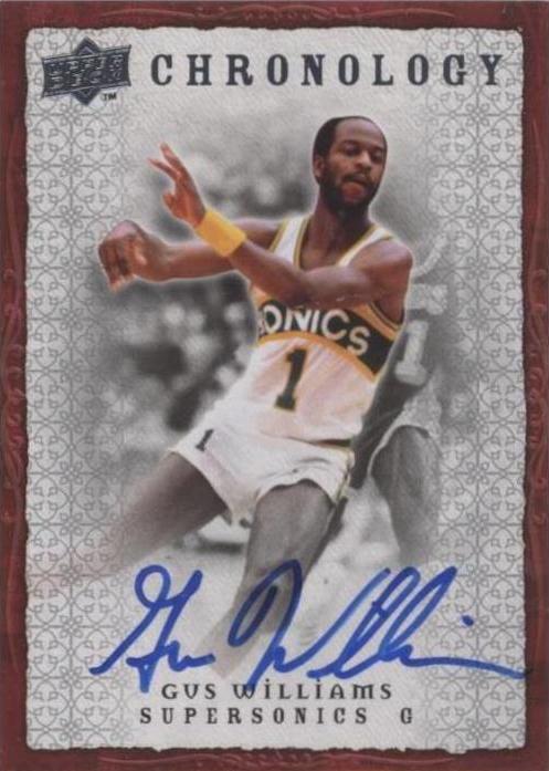 2007-08 Upper Deck Chronology - Gus Williams #37 Autographs (AU) for ...