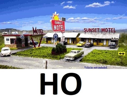 HO Scale - SUNSET MOTEL **Building KIT** BLN-2001 | eBay