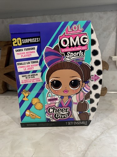 LOL Surprise OMG SPORTS Cheer Diva Doll with 20 Surprises New In Box | eBay