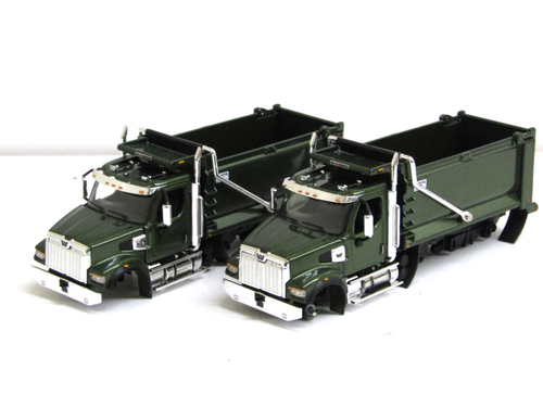 DCP lot of (2) Western Star 49X green dump trucks AS IS 1/64 | eBay