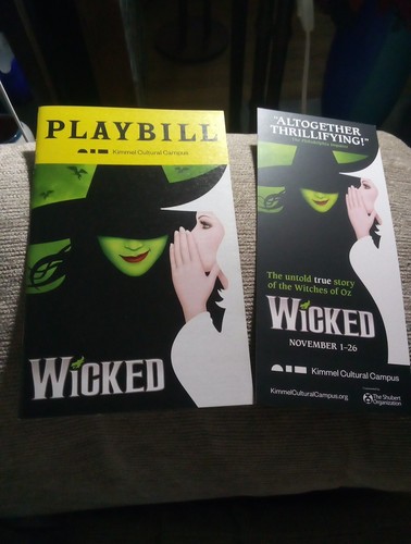 Wicked Playbill & Flyer From The 2023 Tour Of The Musical, Olivia Valli, Philly | eBay